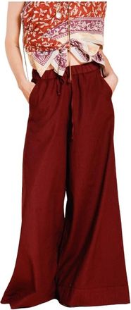 Mason's Femme, Pantalons, Rouge, Taille: 42 FR Pantalon Jogger Chino Portofino