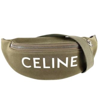 Celine Sac banane vintage doccasion - unisex - Pre-owned - Vert - Taille: ONE Size