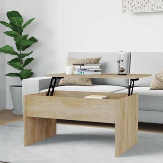 vidaXL vidaXL Couchtisch Sonoma-Eiche 80x50,5x41,5 cm Holzwerkstoff