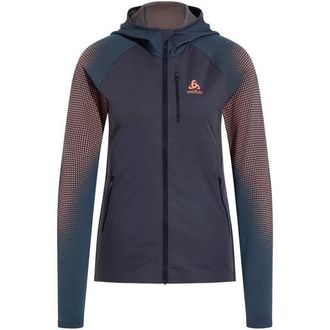 Odlo Damen Unterjacke Mid layer full zip X-ALP PK WI