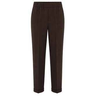 Antonelli Femme, Pantalons, Brun, Taille: 42 FR Pantalon coupe droite