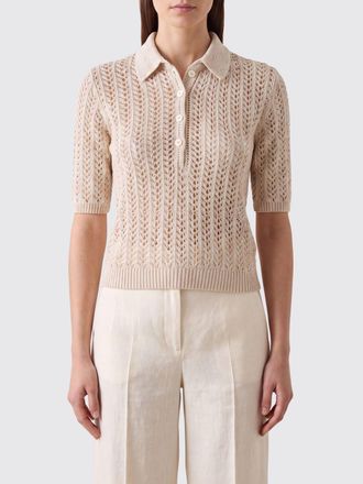 Eleventy Polo en maille en m&eacute;lange de coton et de lin &agrave; la coupe slim