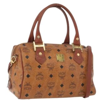 MCM Sac &agrave; main Pre-owned - Femme - Pre-owned - Brun - Taille: ONE Size