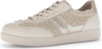 Gabor Damen Low-Top Sneaker, Frauen Sneaker,elegant,einlege-Sohle,geschlossen,Gold,Holly-Jolly,Navy,Nappa-Leder,Oliv,Panna/Puder,37.5 EU / 4.5 UK