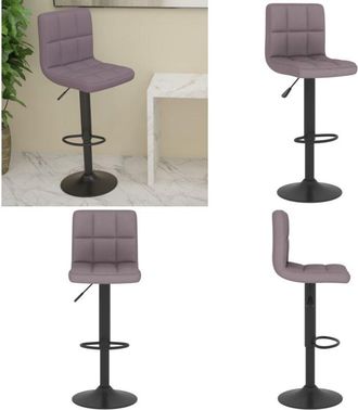 vidaXL vidaXL Barhocker Taupe Stoff