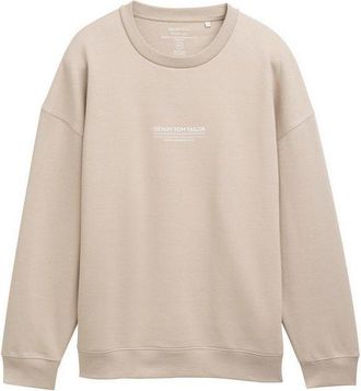 Tom Tailor Sweatshirt relaxed printed crewneck sweat