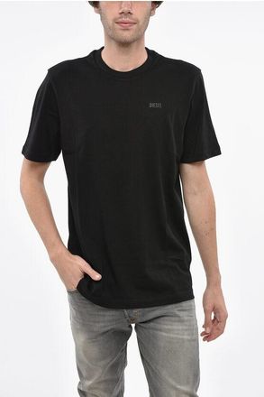Diesel Crew Neck Cotton T-Shirt with Embossed Logo size 3xl