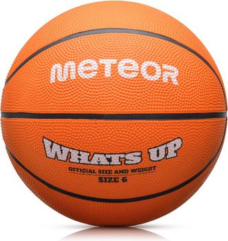 Meteor Whats Up Kids Basketball - Weicher Ball f&uuml;r Kinder von 4-8 Jahren, ideal f&uuml;r Training und Spielen im Freien - Abriebfeste, rutschfeste Oberfl&auml;che - Gr