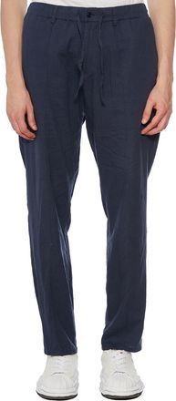 Daniele Alessandrini Leinenhose mit Kordelzug