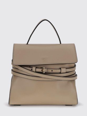 Moschino Tie Me Mini-Handtasche aus Leder mit Schulterriemen