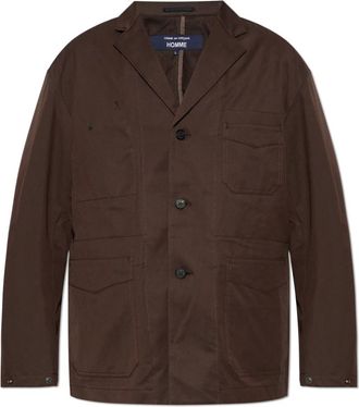 Comme Des Gar&ccedil;ons Homme, Vestes, Brun, Taille: L Blazer en coton