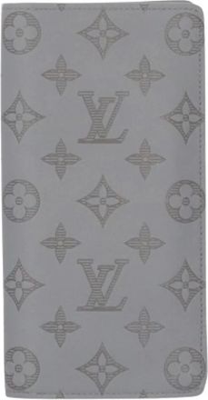 Louis Vuitton unisex, Pre-owned, Gris, Taille: ONE Size Portefeuille en toile Pre-owned