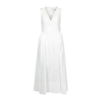 Erika Cavallini Semi Couture Midi Kleider - - Dresses - Damen - Wei&szlig; - M