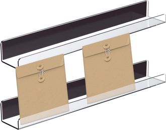 Generic Schwebende Regale | Magnetischer Display Organizer,Kinder Kleines B&uuml;cherregal,F&uuml;r Figuren B&uuml;cher Bilder Spielzeug K&uuml;hlschrank B&uuml;ro K&uuml;che Schlafzimmer