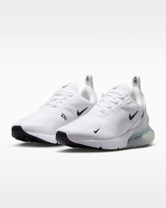 Nike Sneaker NIKE SPORTSWEAR Nike Air Max 270, Damen, Gr. 36,5, schwarz, wei&szlig;, Synthetik, Textil, Schuhe Sneaker, Topseller