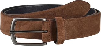 Howard London Suede Belt Zack - - Accessories - Herren - Braun - 90 CM
