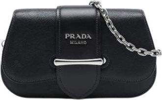 Prada Sac bandouli&egrave;re Sidonie Pre-owned - Femme - Pre-owned - Noir - Taille: ONE Size