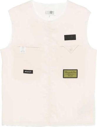 Maison Margiela Gilet avec patch logo