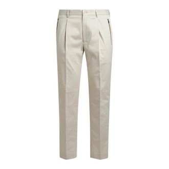 Etro Stretch Baumwoll-Gabardine-Hose - - Trousers - Herren - Wei&szlig; - S