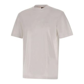 HUGO BOSS Homme, Tops, Blanc, Taille: XL T-shirt &agrave; col rond