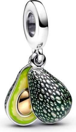 Pandora Pandora Breloque double dangle avocat 763405C01, taille unique, Or jaune, Pas de gemme