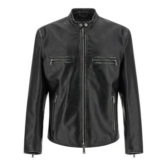 Dsquared2 Bad Boy Biker Jacke - - Jackets - Herren - Schwarzk - 2XL