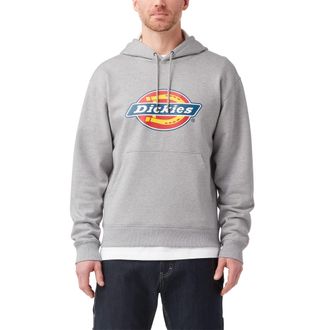Dickies Herren Tricolor DWR Pullover Fleece Kapuzenpullover, Grau meliert, Medium