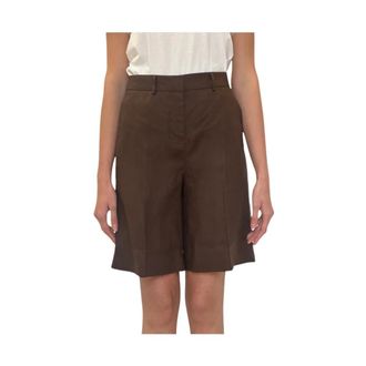 Colmar High Waist Shorts - - Sport - Damen - Braun - M