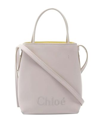 Chloé 2000s Sense Micro Tote Bag - Nude