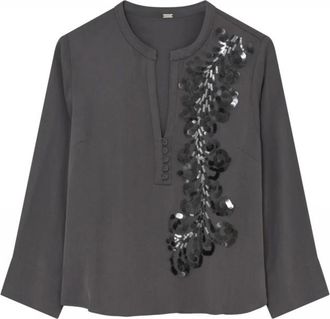 Gustav Femme, Blouses et Chemises, Gris, Taille: 42 FR Blouse
