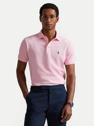 Polo Ralph Lauren Poloshirt 710941439502 Hellrosa Custom Slim Fit