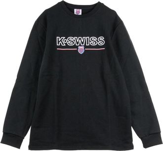 K-Swiss Oversized Rundhals-Sweatshirt - - Sweatshirts & Hoodies - Herren - Schwarzk - S
