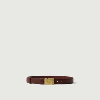 SOEUR CEINTURE NINON MARRON CAVIAR