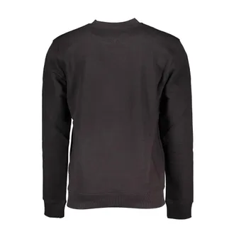Tommy Hilfiger Logo-Embroidered Sweatshirt - Black
