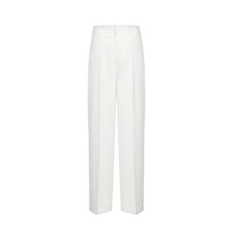 Dondup Femme, Pantalons, Blanc, Taille: 34 FR Seam Pantalons