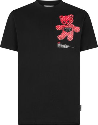 Philipp Plein Kurzarm-Rundhals-T-Shirt Teddy