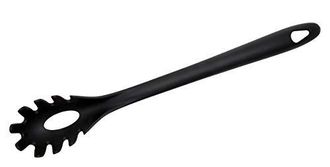 Fackelmann Fackelmann 23230 Monoblock Prima Spaghettis, Löffel, Servierlöffel Nudeln und Salat, 1 Stück Pastelöffel, nylon, Grau