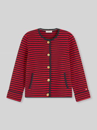 Tommy Hilfiger Boxy Fit Strickjacke aus reiner Baumwolle