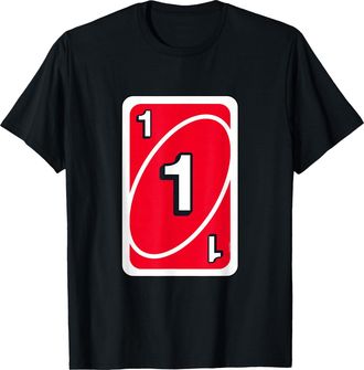 Uno Halloween Red 1 Karte T-Shirt
