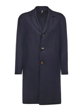 Santaniello Manteau Au Genou - Bleu