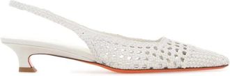 Santoni Femme, Chaussures, Blanc, Taille: 37 1/2 EU Decollete Luce-35-Arxi80