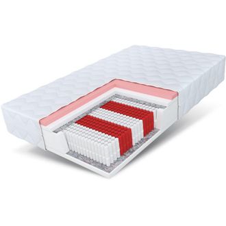 FDM Matratze 120x200 H3 memory 25cm Multipocket Taschenfederkern 7 Zonen visco