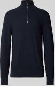 HUGO BOSS Regular Fit Troyer aus reiner Baumwolle Modell H-ULICIO