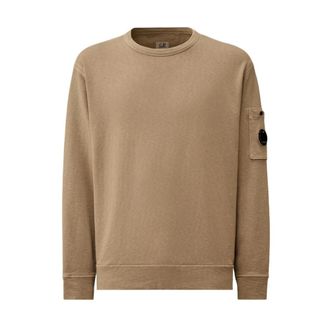 C.P. Company Malfil&egrave; Fleece Lens Crewneck - - Knitwear - Herren - Grau - XL