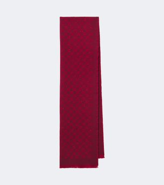 Gucci &Eacute;charpe GG en jacquard de laine m&eacute;lang&eacute;e