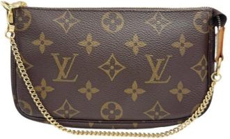 Louis Vuitton Pre-owned Pochette Pouch - Femme - Pre-owned - Brun - Taille: ONE Size