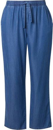 Ulla Popken Schlupfhose Hose Rose Bindeband weites Bein Elastikbund