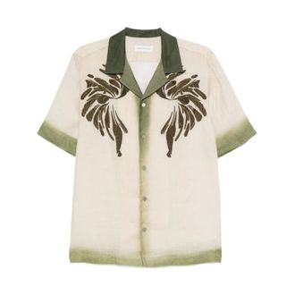Dries Van Noten Herren, Shirts, Gr&uuml;n, LGr&ouml;&szlig;e