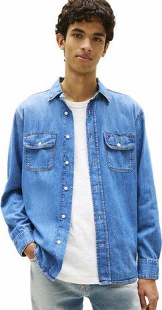 Tommy Jeans Denim M - Langarm Hemd - Herren