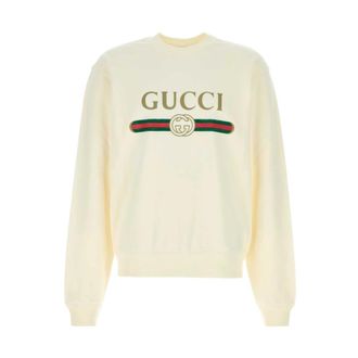 Gucci Sweatshirt - - Sweatshirts & Hoodies - Herren - Wei&szlig; - XL